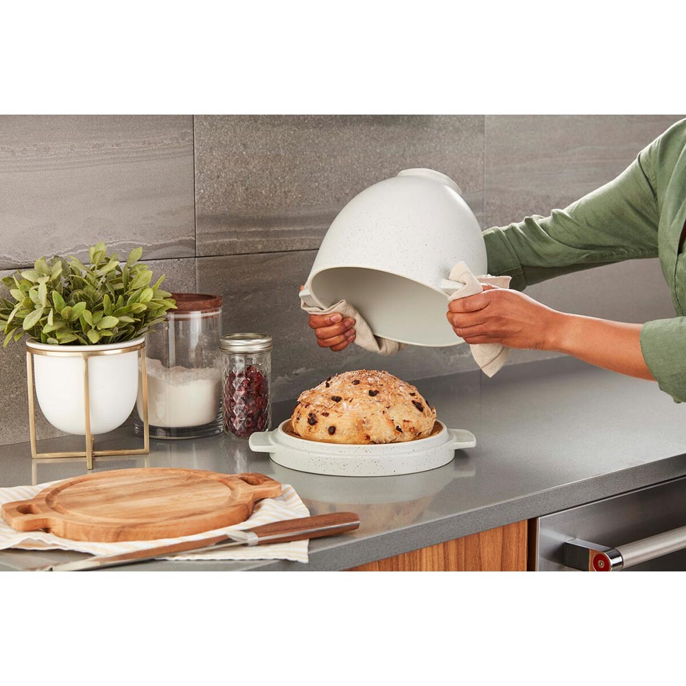 KitchenAid 5KSM2CB5BGS 4.7L Ceramic bread bowl with baking lid for ...