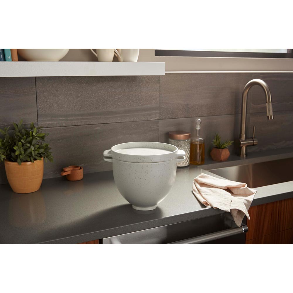 KitchenAid 5KSM2CB5BGS 4.7L Ceramic bread bowl with baking lid for ...