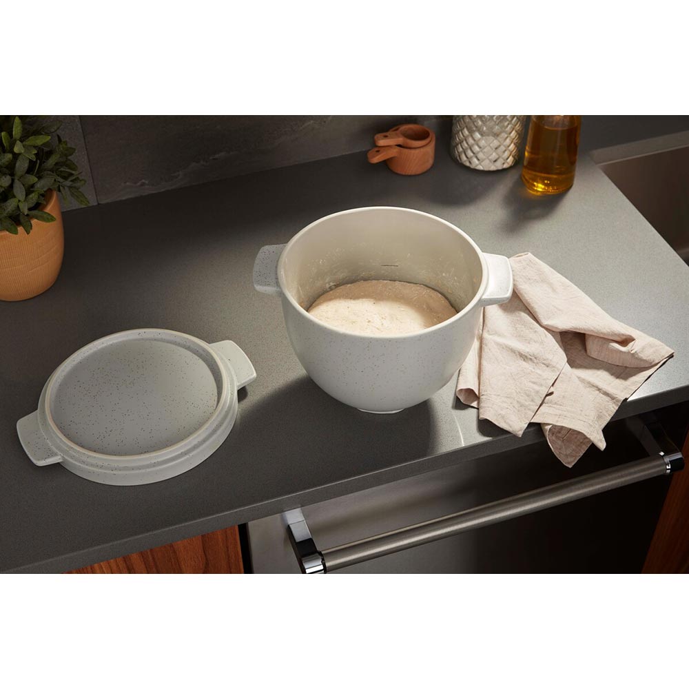 KitchenAid 5KSM2CB5BGS 4.7L Ceramic bread bowl with baking lid for ...