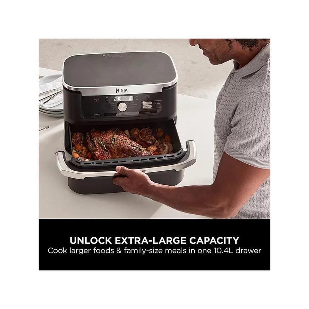 Ninja AF500UK Air Fryer: Cook 2 Different Foods Simultaneously