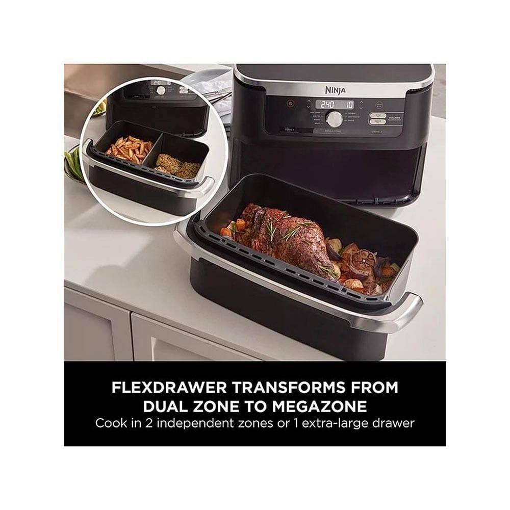 Ninja AF500UK Air Fryer: Cook 2 Different Foods Simultaneously