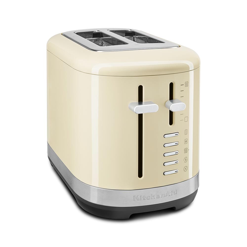KitchenAid 5KMT2109BAC Manual Control 2 Slot Toaster in Almond Cream ...