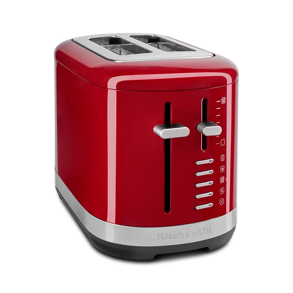 KitchenAid 5KMT2109BER Manual Control 2 Slot Toaster in Empire Red ...