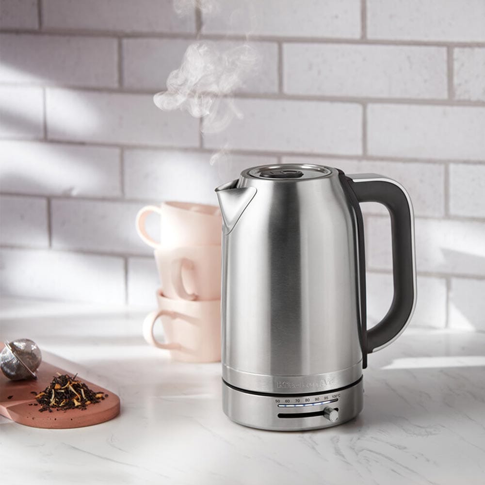 KitchenAid 5KEK1701BSX 1.7L Variable Temperature Kettle in Stainless ...