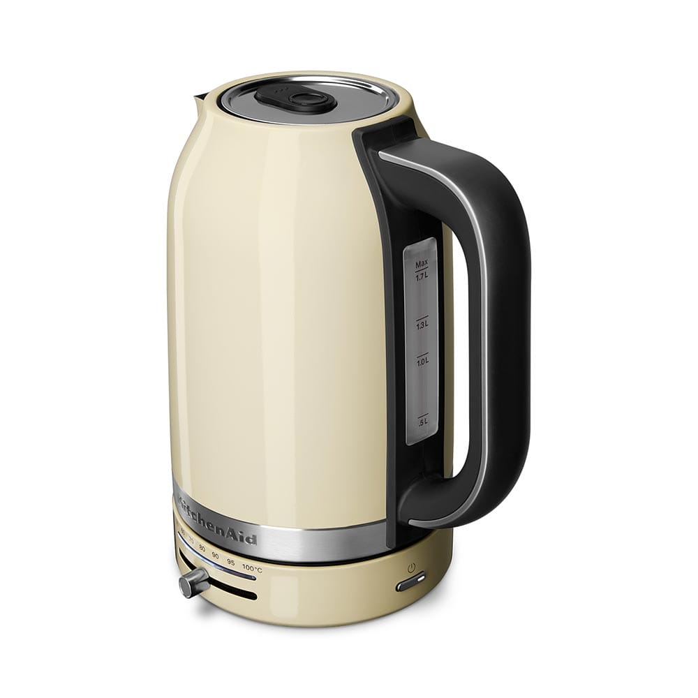 KitchenAid 5KEK1701BAC 1.7L Variable Temperature Kettle in Almond Cream ...