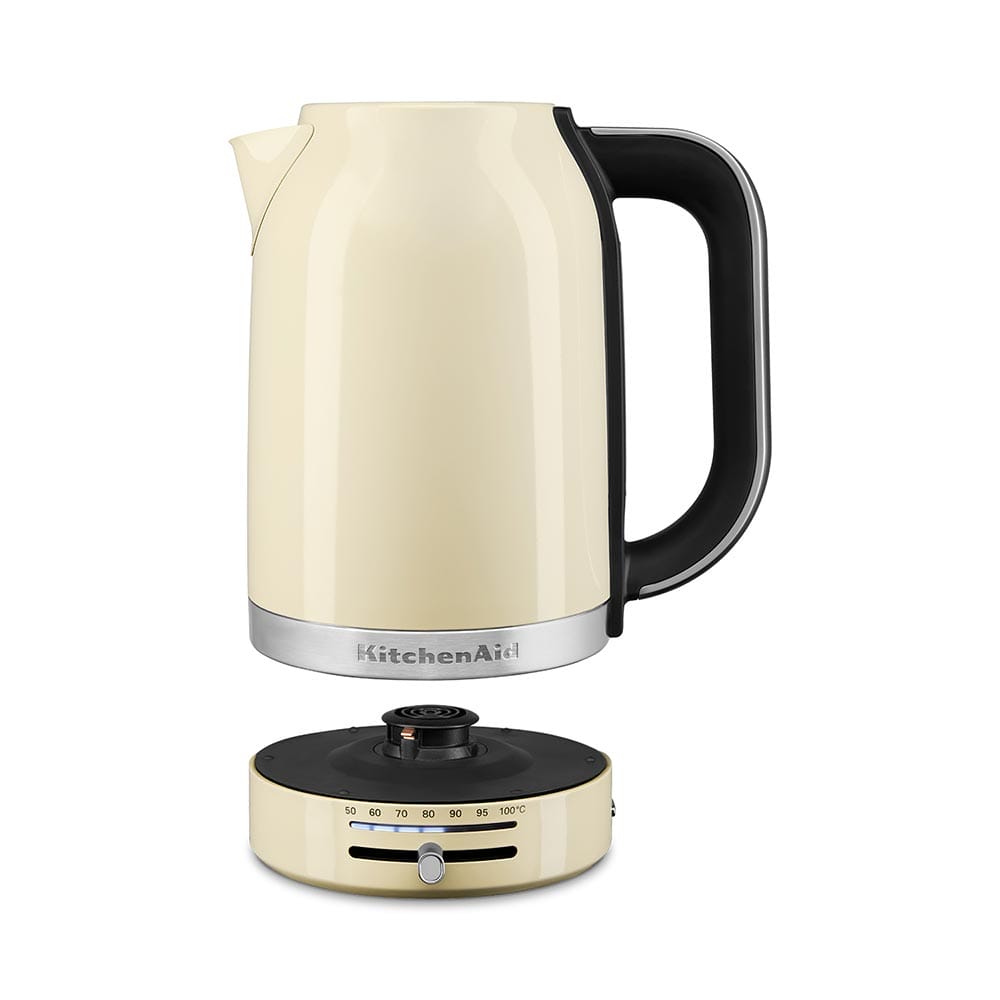 KitchenAid 5KEK1701BAC 1.7L Variable Temperature Kettle in Almond Cream ...