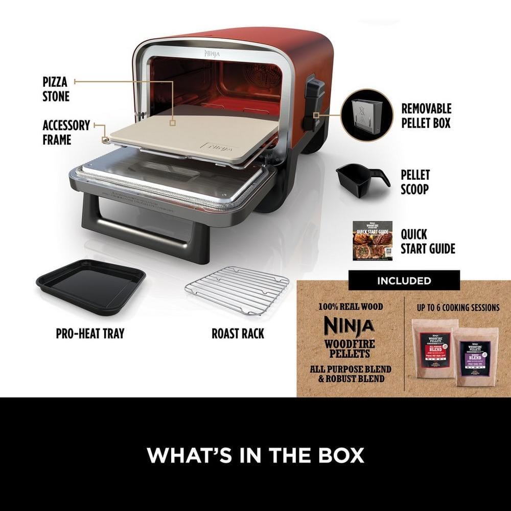 Ninja OO101UK Woodfire Oven: Explore a World of Flavors Outdoors