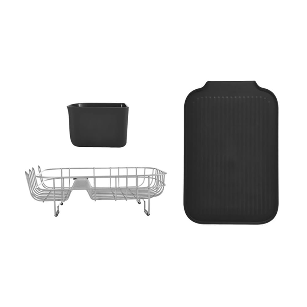 KitchenAid KEG197OSGR Low Profile Dish Dry Rack in Grey | Best Price ...