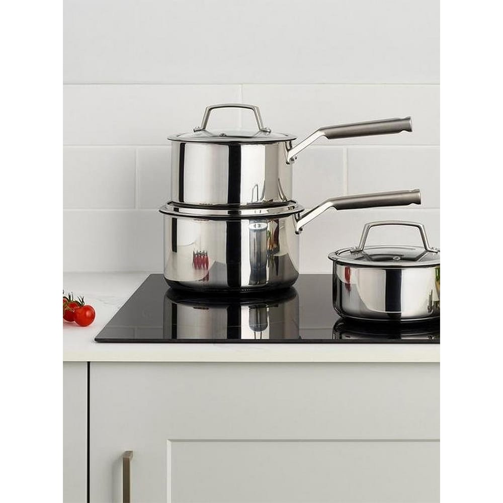 Ninja C63000UK Saucepan Set: ZEROSTICK Technology for Durability