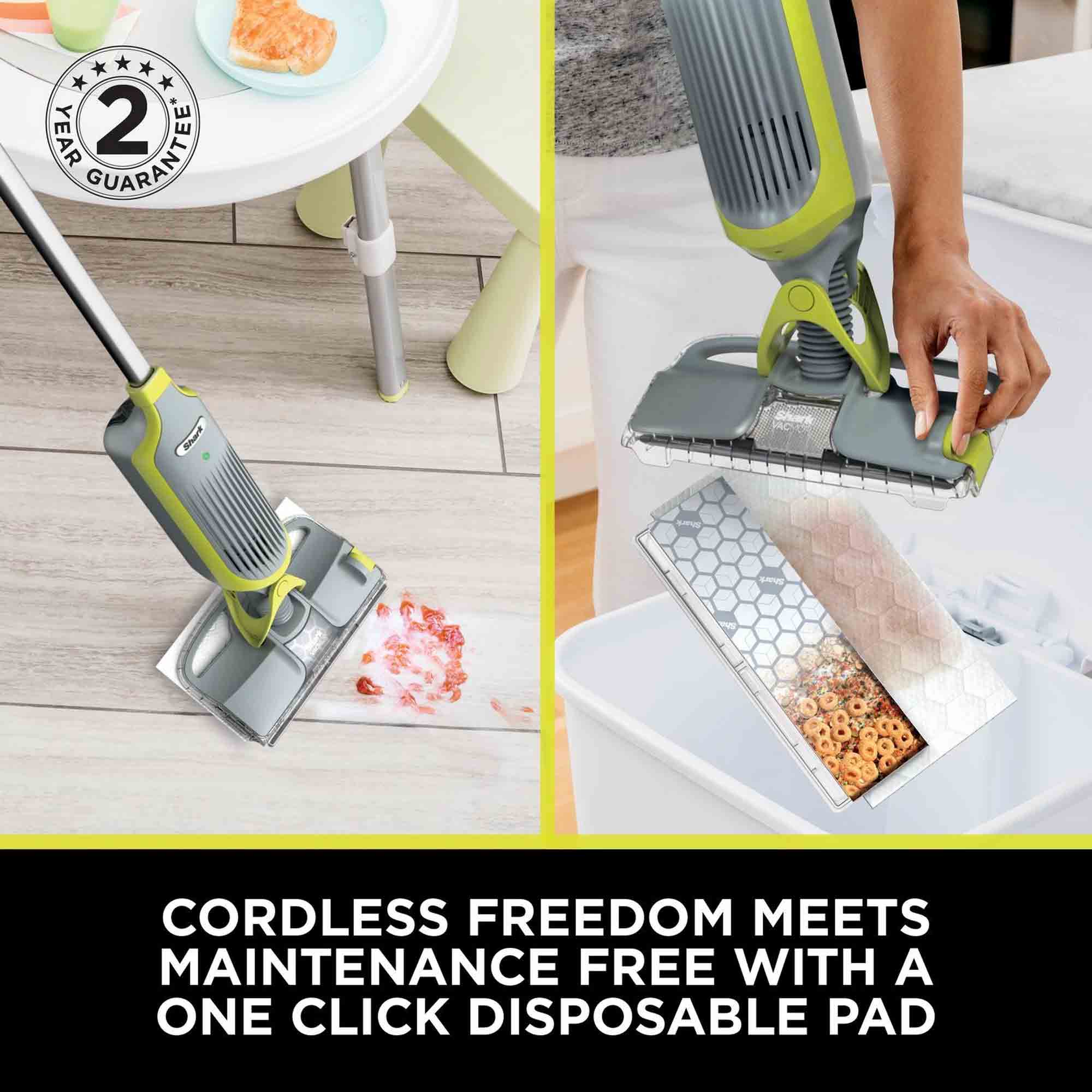 Shark VM200UK VacMop Cordless Vacuum Mop - Effortless Clean