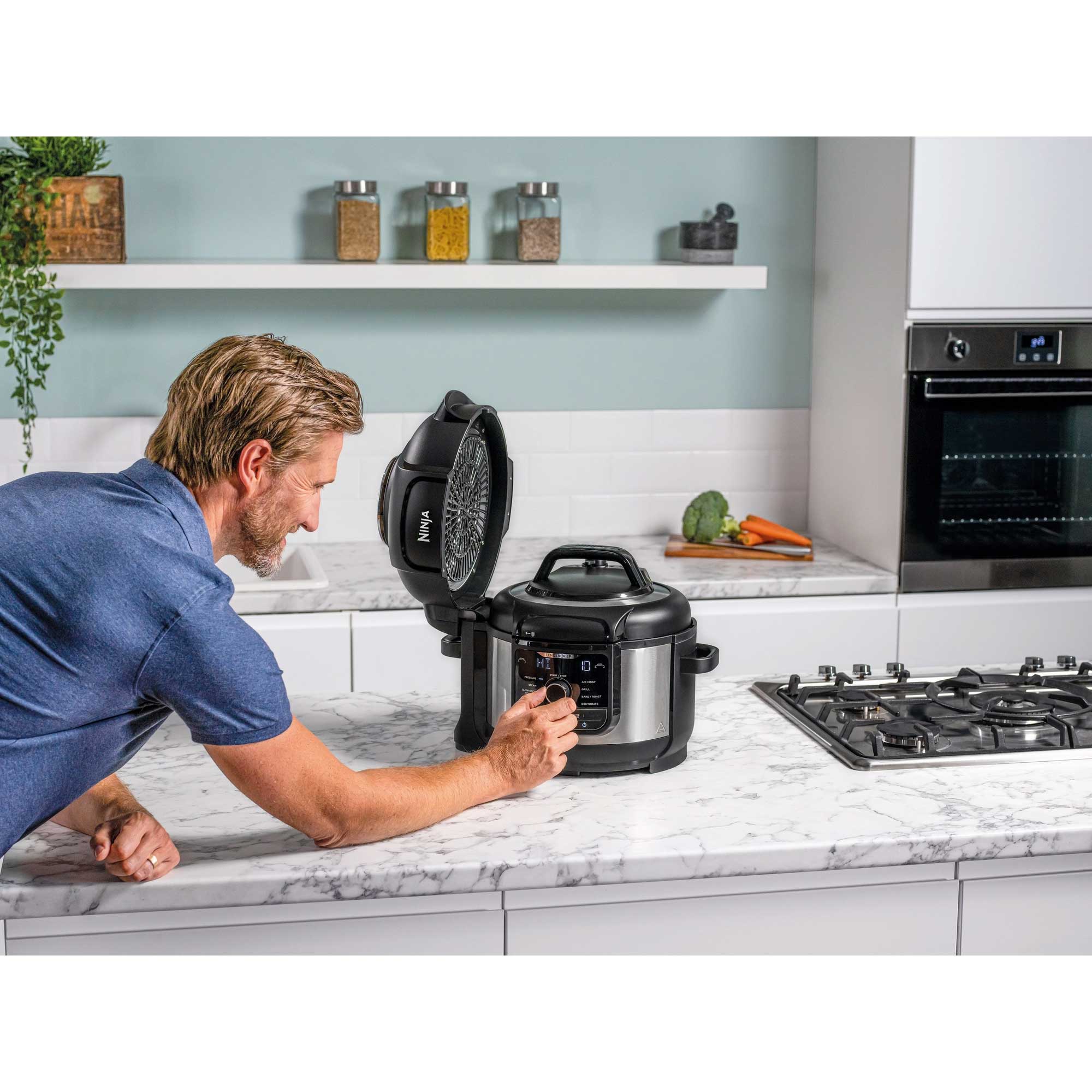 Ninja Foodi 9-in-1 Multi-Cooker 6L – Black & Silver | OP350UK | Best ...