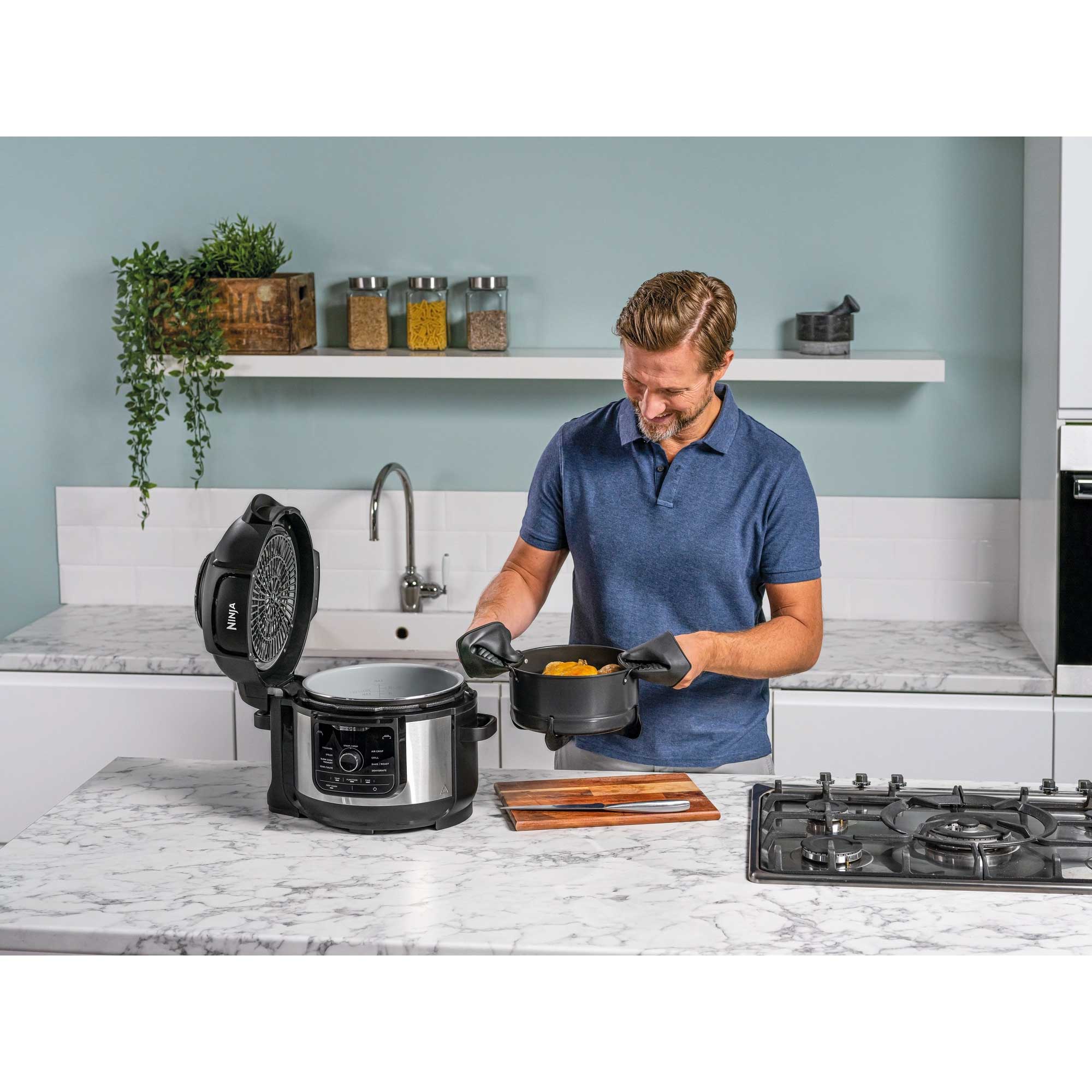 Ninja Foodi 9-in-1 Multi-Cooker 6L – Black & Silver | OP350UK | Best ...